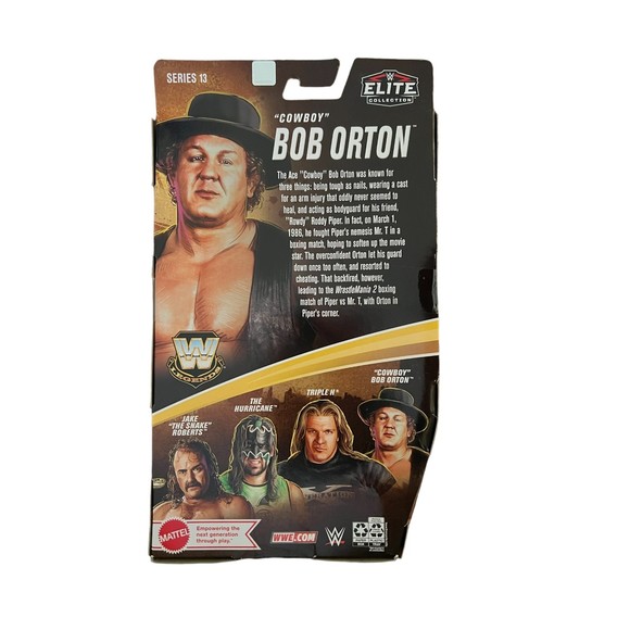 Mattel | Toys | Wwf Elite Collection Wwf Legends Cowboy Bob Orton Series 3 Nib | Poshmark